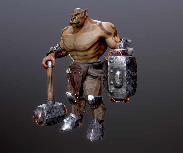 ArtStation - Orc leader | Game Assets