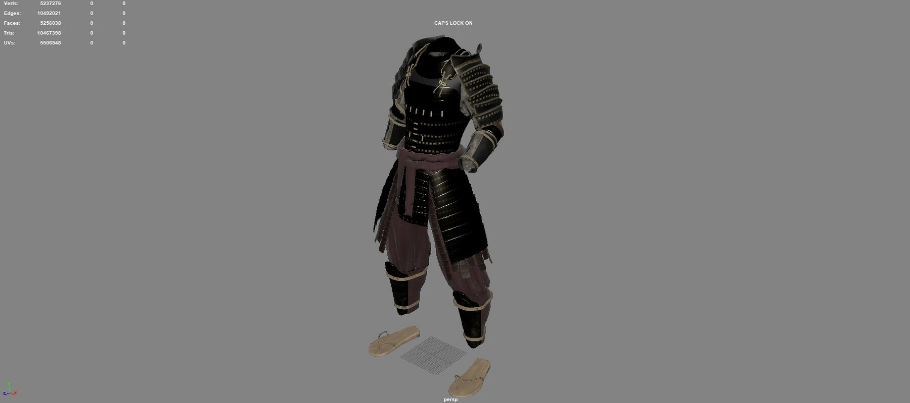 ArtStation - Samurai Cloth | Game Assets