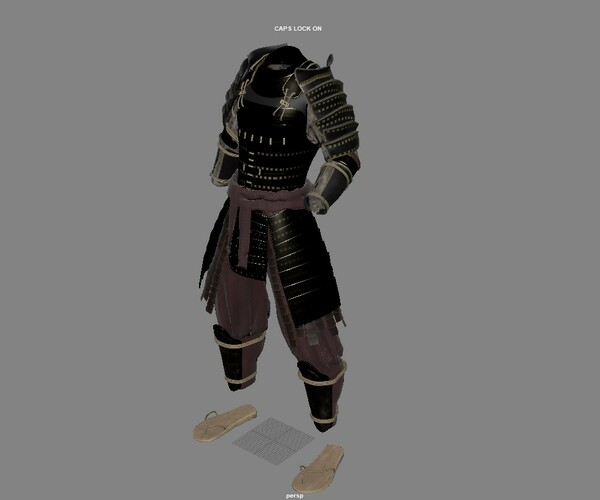 ArtStation - Samurai Cloth | Game Assets