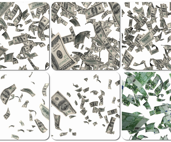 ArtStation - 50 Money Overlays PNG, Photoshop Overlays, Cash Overlays ...