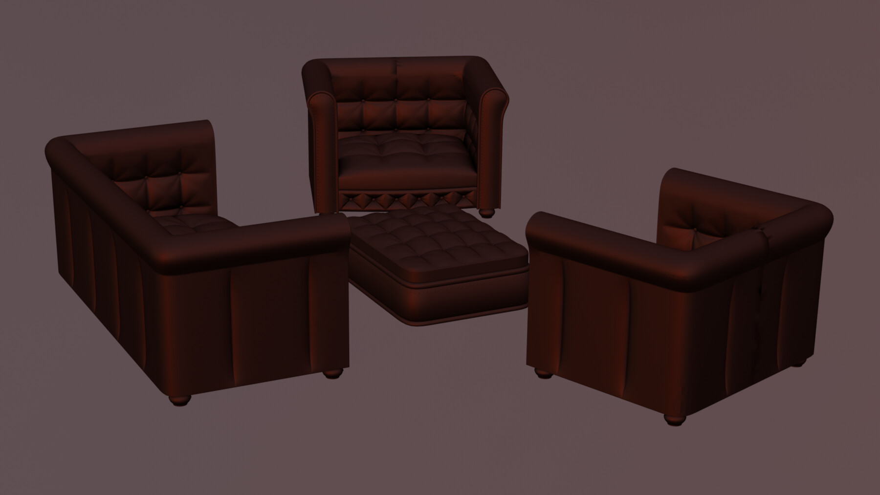 ArtStation - SOFA SET GAME READY LOW POLY | Resources