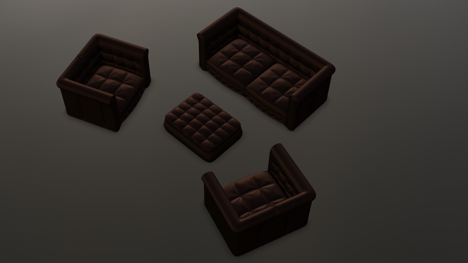 ArtStation - SOFA SET GAME READY LOW POLY | Resources