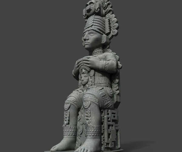 ArtStation - Mayan Inca Aztec Statue 220822 | Game Assets