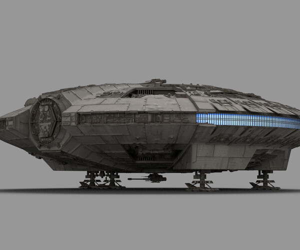 ArtStation - Corellian Utility Transport | Game Assets