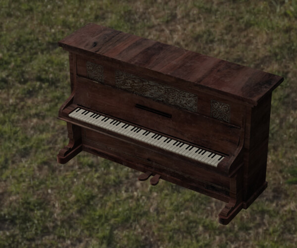 ArtStation - GRAND PIANO GAME READY LOW POLY | Game Assets