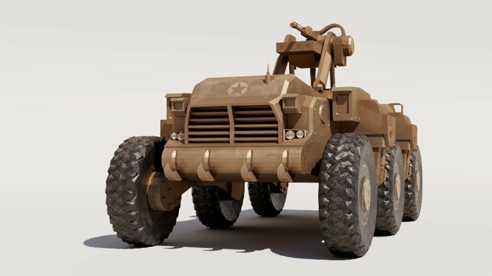 ArtStation - Military Goliath (ALL OBJECTS ARE DETACHABLE) | Game Assets