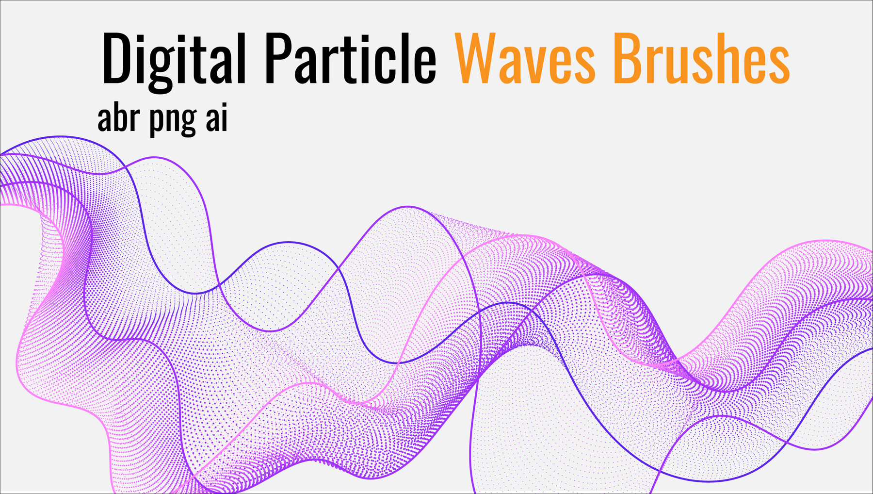 ArtStation - digital particle waves brushes abr ai png | Brushes