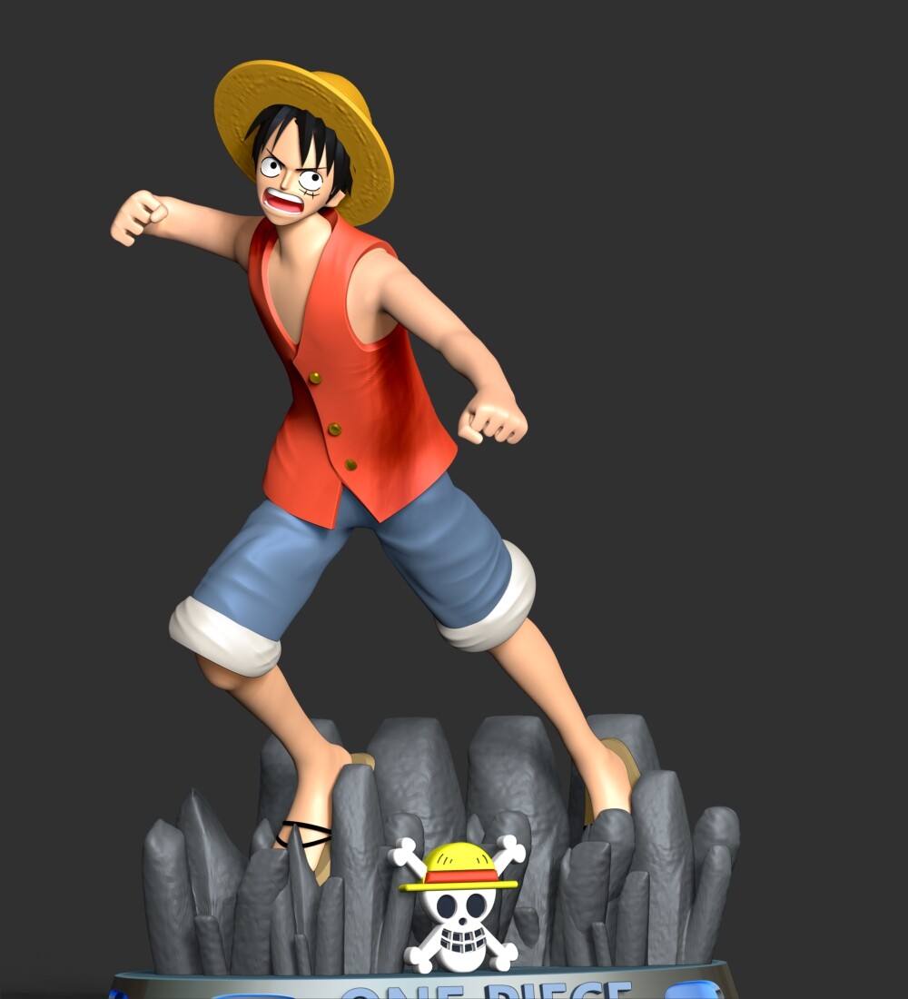 ArtStation - One Piece - Luffy | Resources