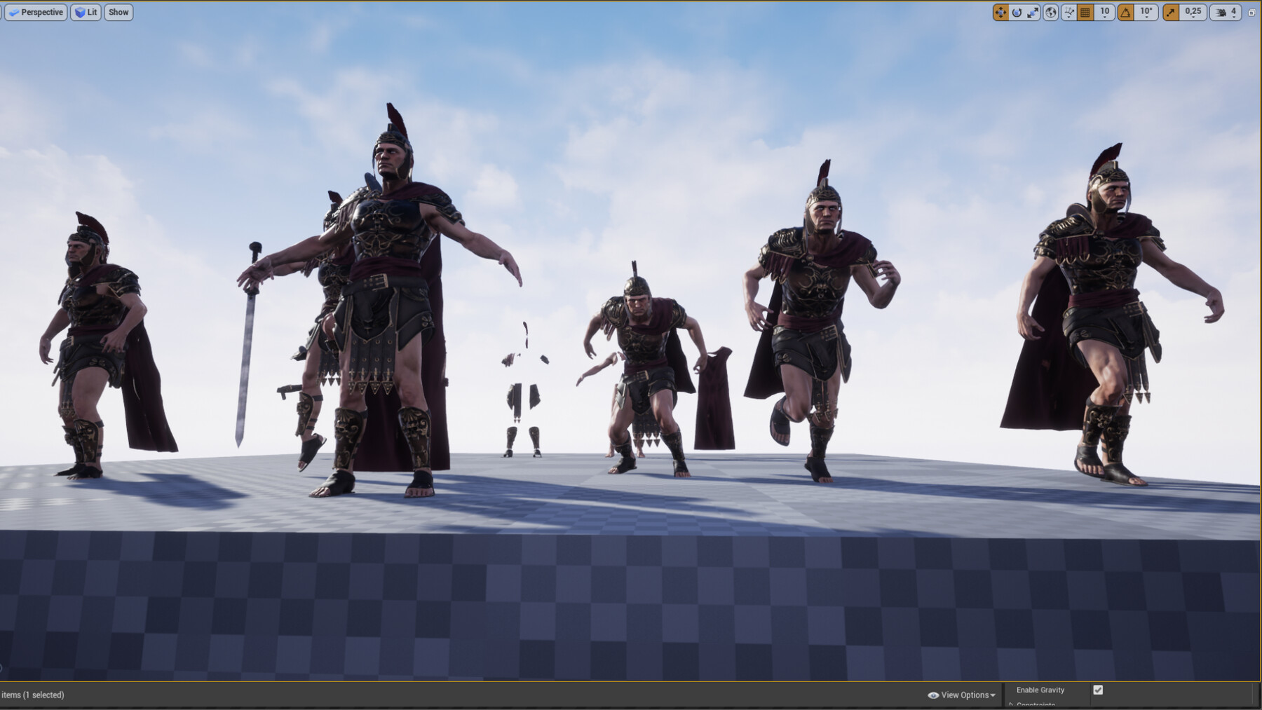 ArtStation - ROMAN OFFICER | Game Assets