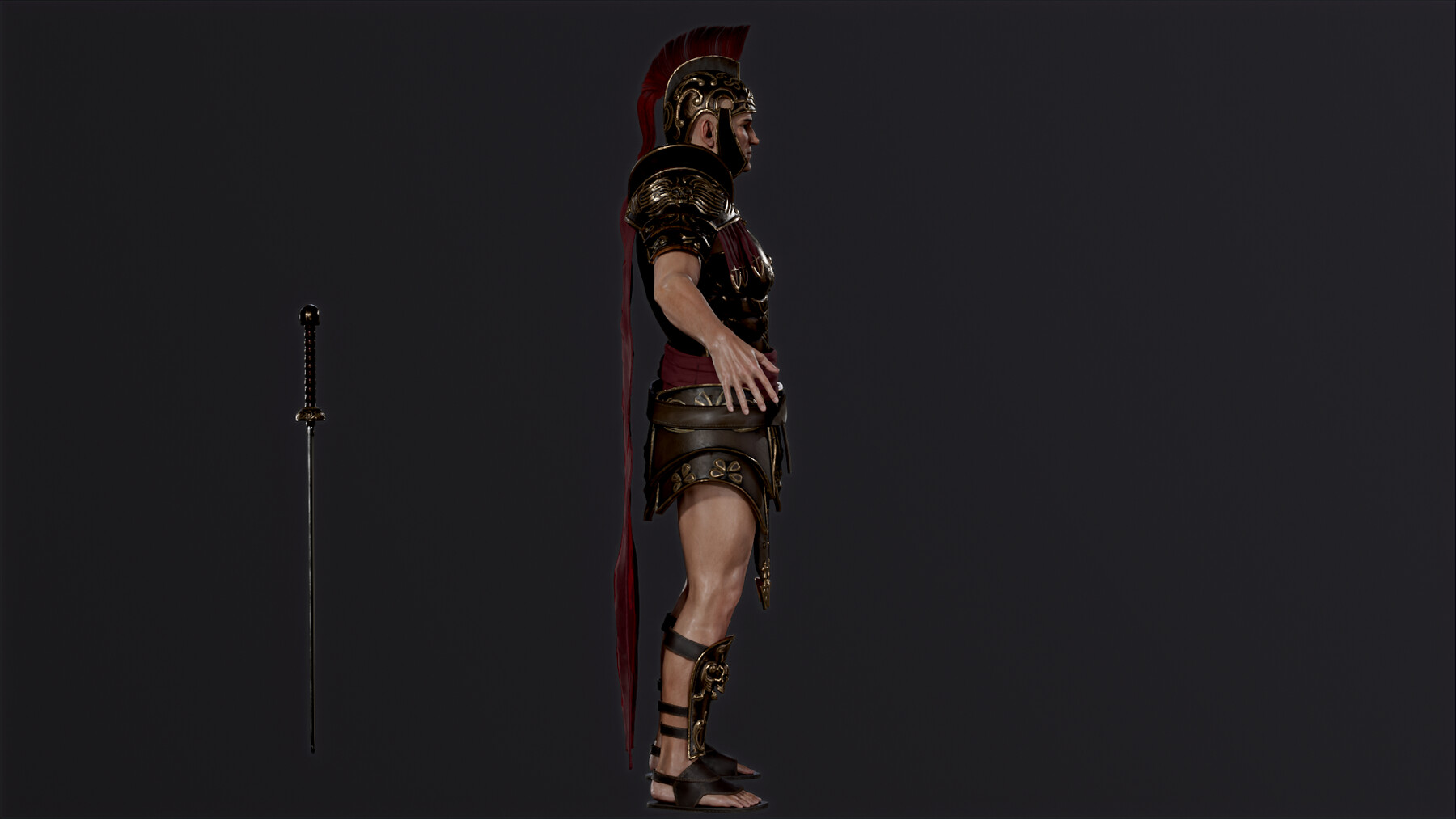 ArtStation - ROMAN OFFICER | Game Assets
