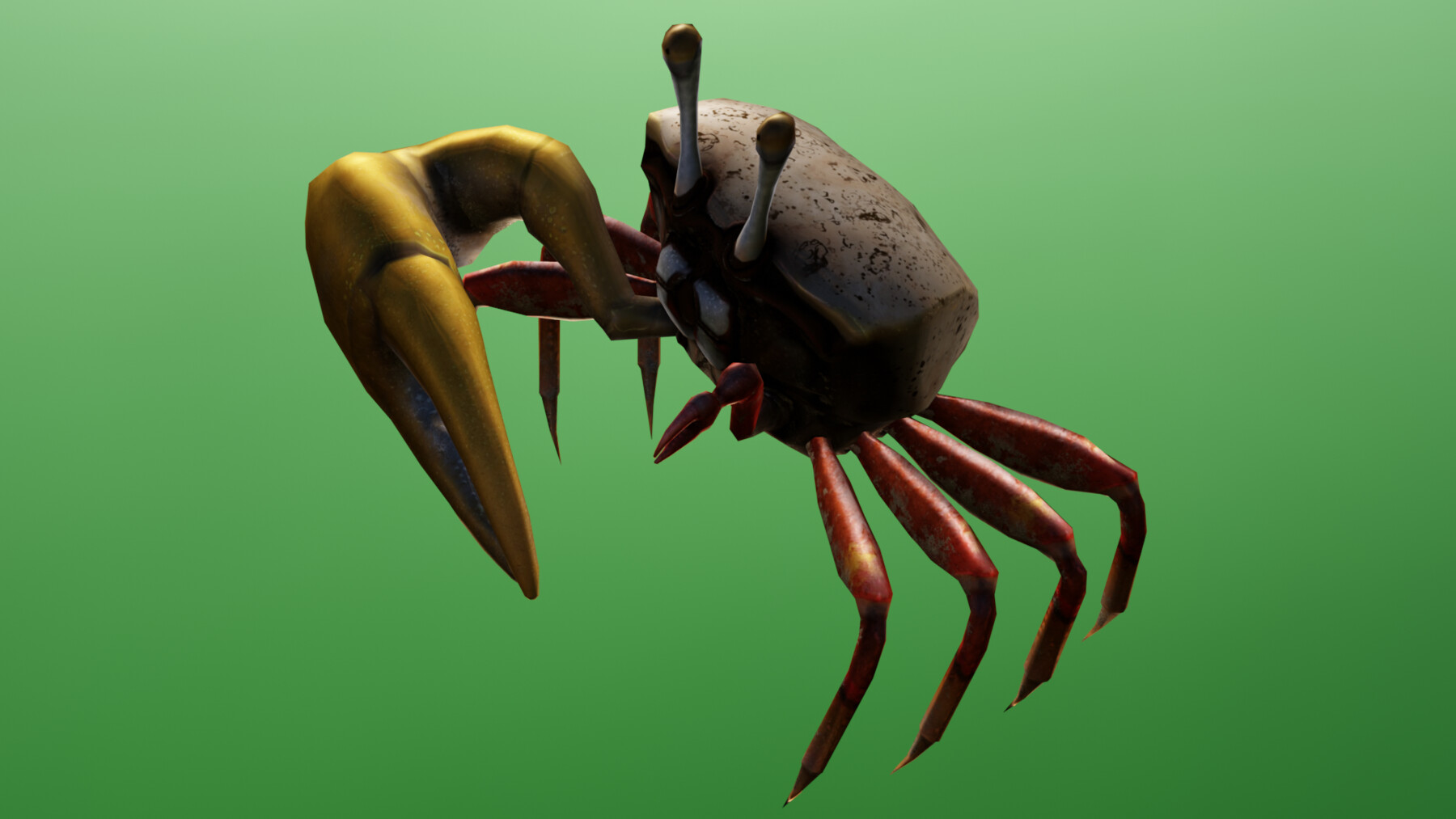 ArtStation - ANIMATED LOW POLY CRAB GAME READY | Game Assets