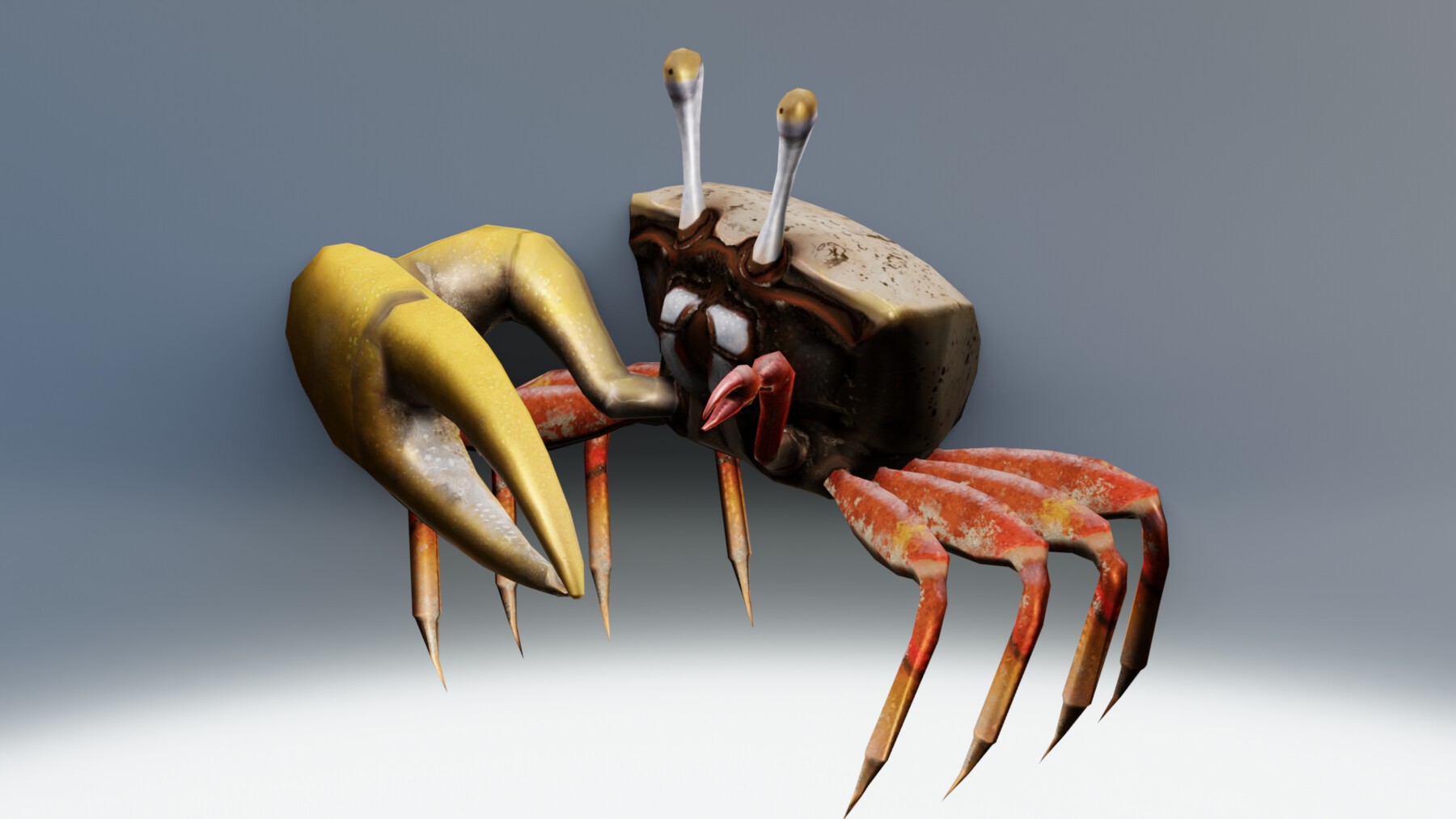 ArtStation - ANIMATED LOW POLY CRAB GAME READY | Game Assets