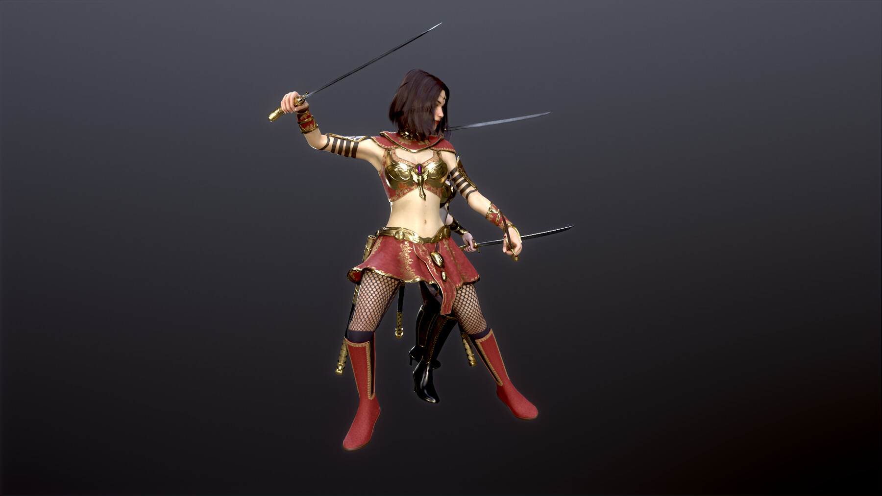Artstation Woman Assassins Game Assets