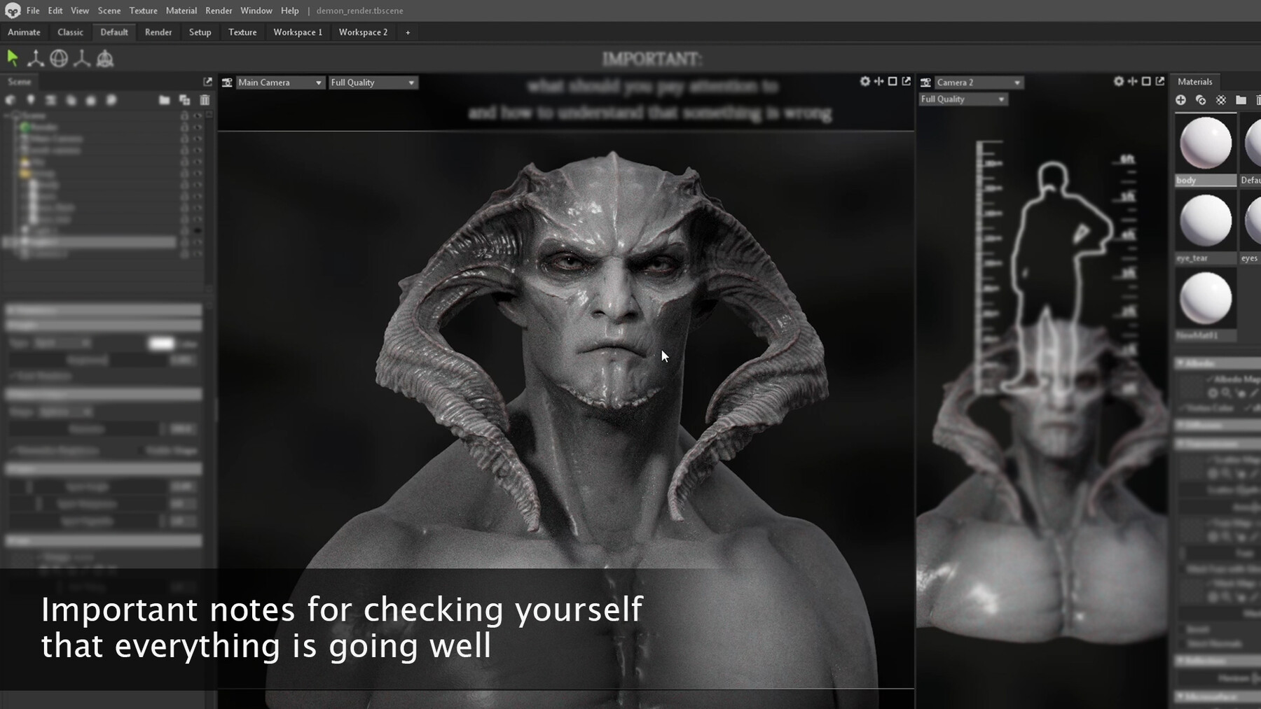 ArtStation - Full pipeline of Highpoly Character render in Marmoset 4 + Compose in PS [RUS|ENG ...
