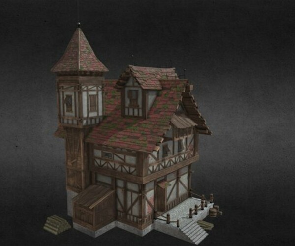ArtStation - Medieval House | Game Assets