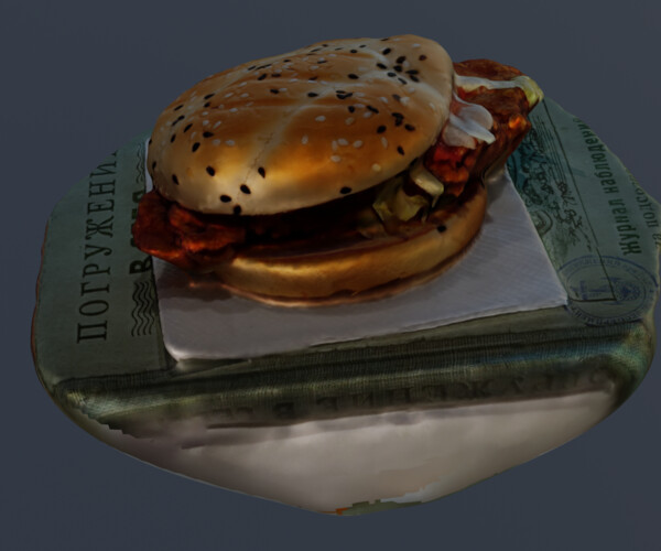 ArtStation - BURGER GAME READY 3D MODEL | Game Assets