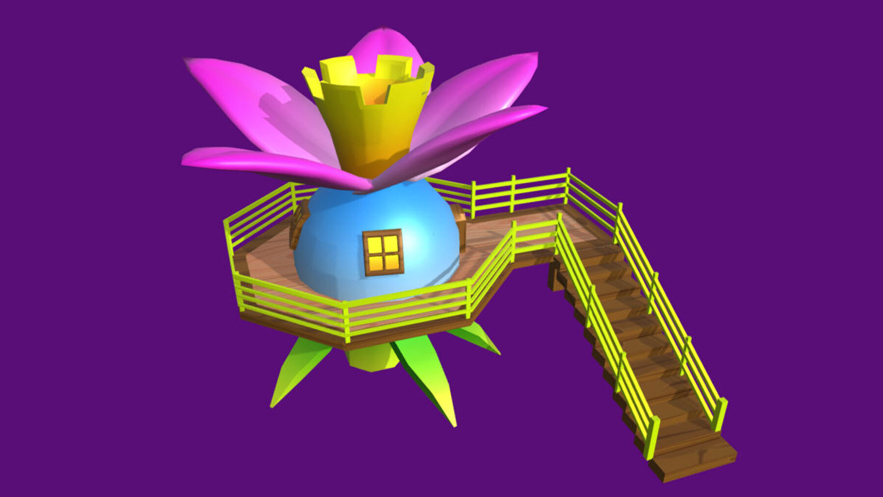 ArtStation - cartoon fantasy house03 | Game Assets