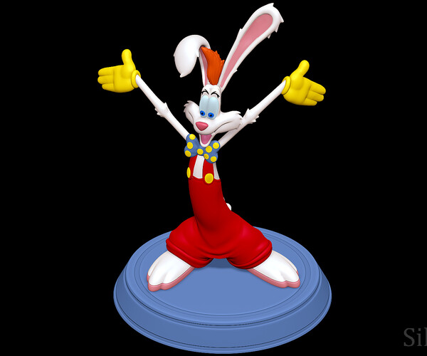 ArtStation - Roger Rabbit - Who Framed Roger Rabbit 3D print model ...