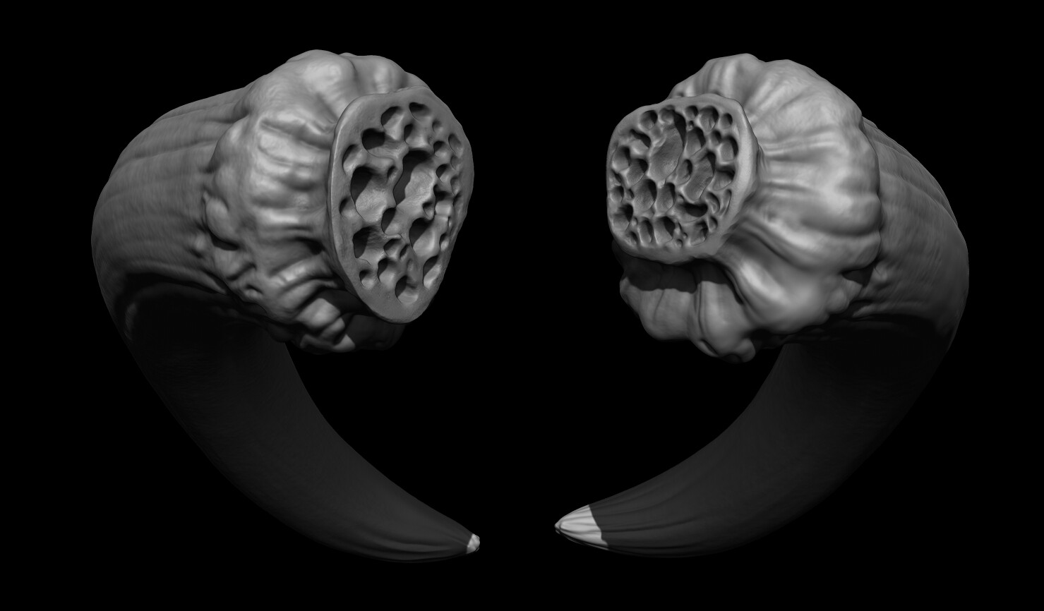 ArtStation - 3D PRINTABLE MYTHOSAUR HORNS - THE MANDALORIAN STAR WARS ...