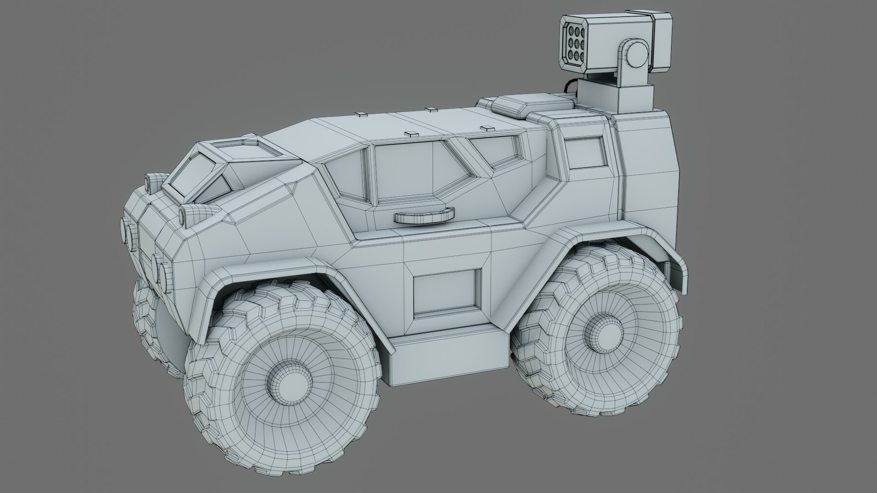 ArtStation - Sci-Fi Military Vehicle - Game Ready - PBR | Game Assets