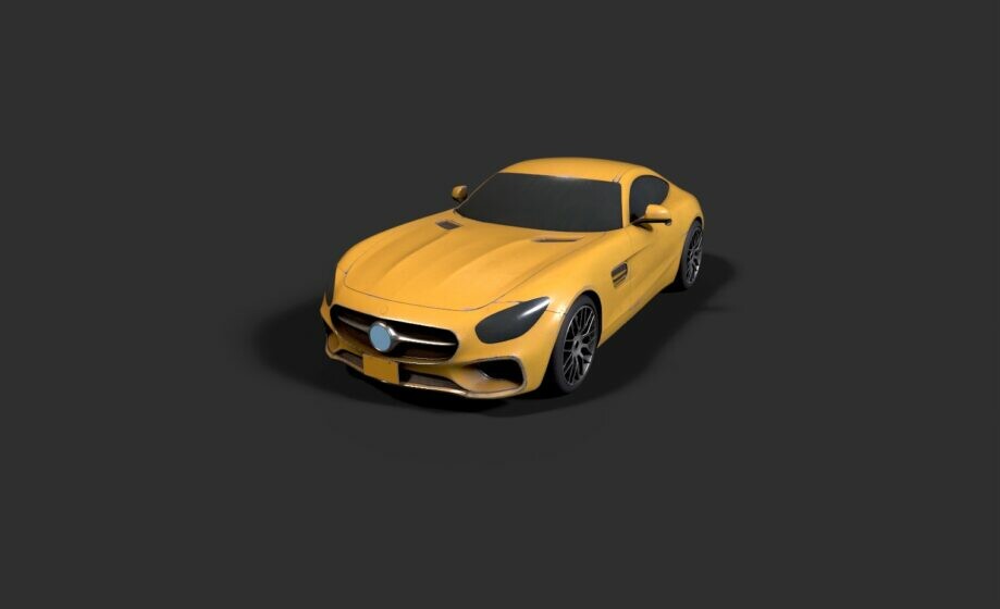 ArtStation - Mercedes AMG GT | Game Assets