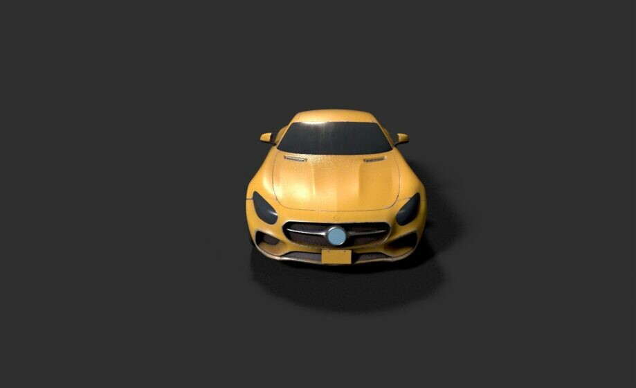 ArtStation - Mercedes AMG GT | Game Assets