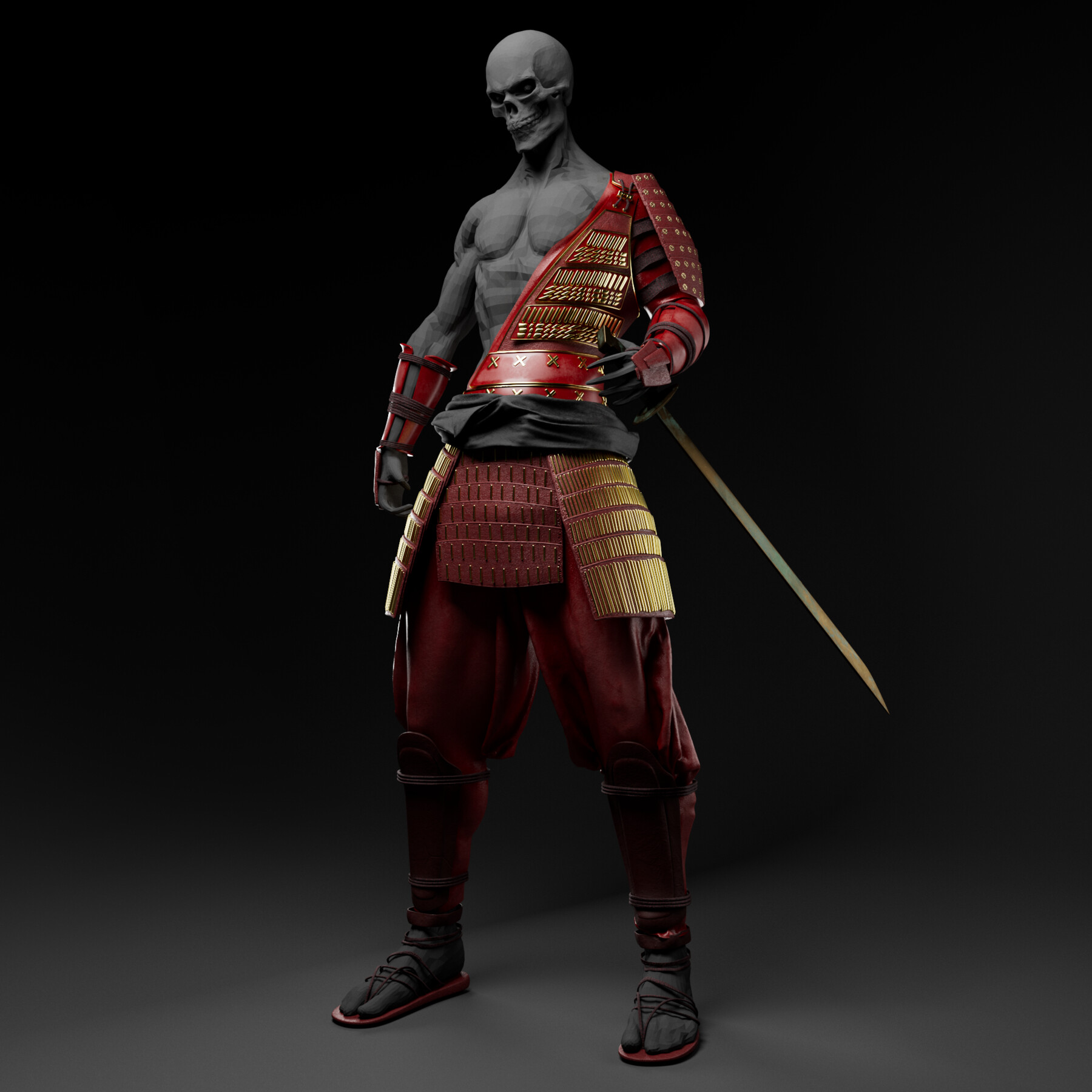ArtStation - Samurai Cloth | Game Assets