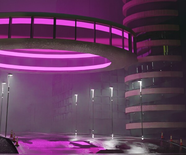 ArtStation - City Street Model Highly Detailed | Resources