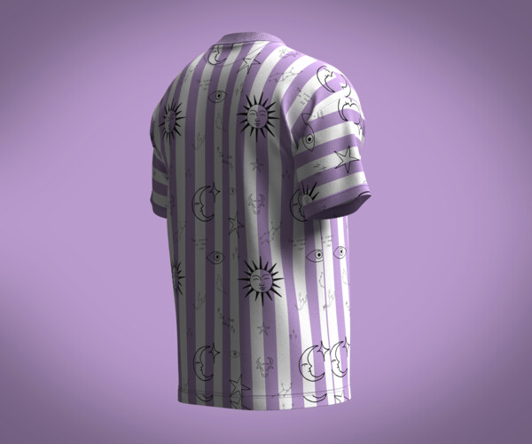 ArtStation - Men's Retro Print T-Shirt | Resources