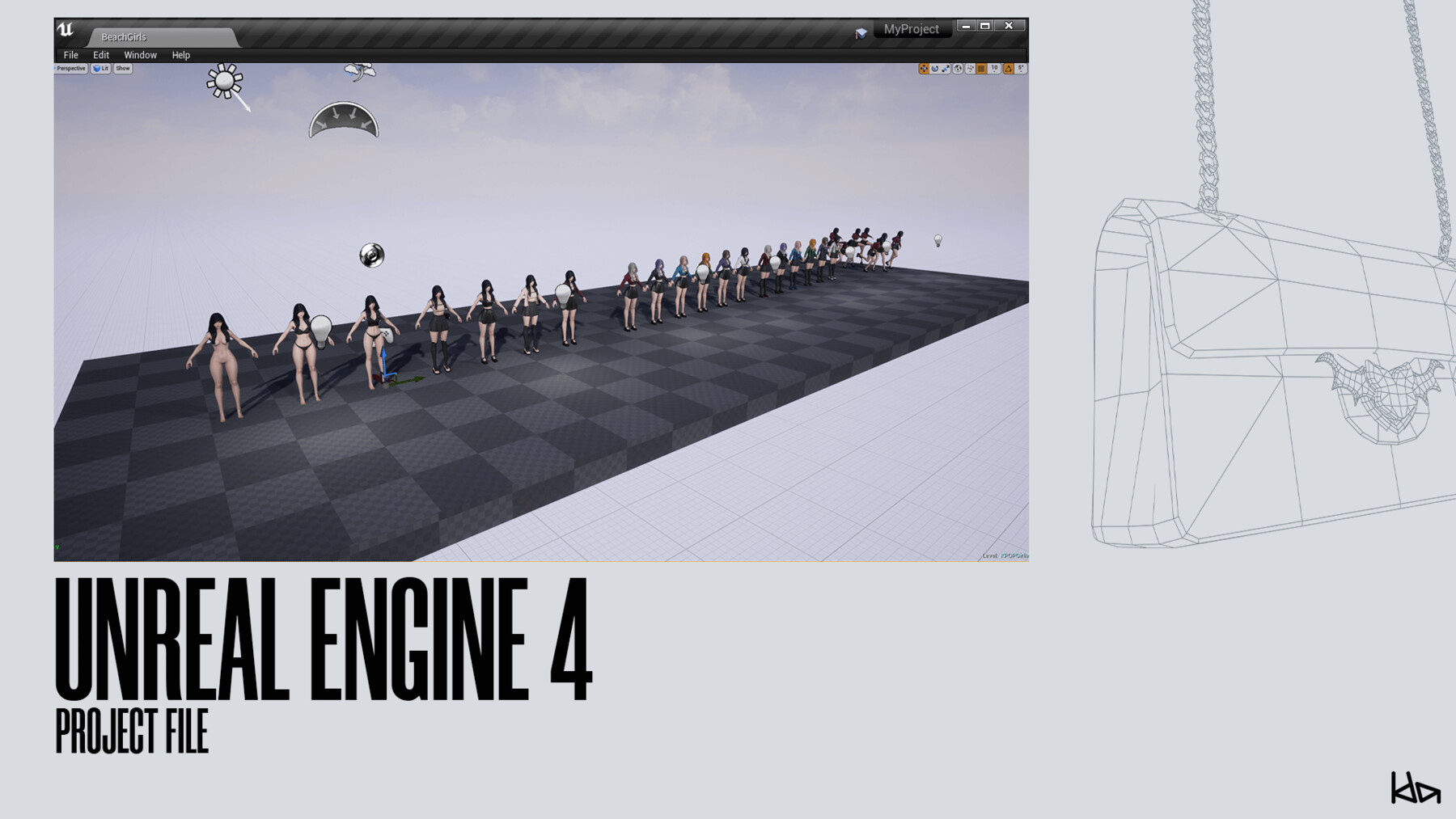 ArtStation - K-POP SERIES Mina - Game Ready | Game Assets