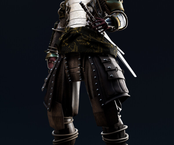 ArtStation - Samurai Cloth | Game Assets