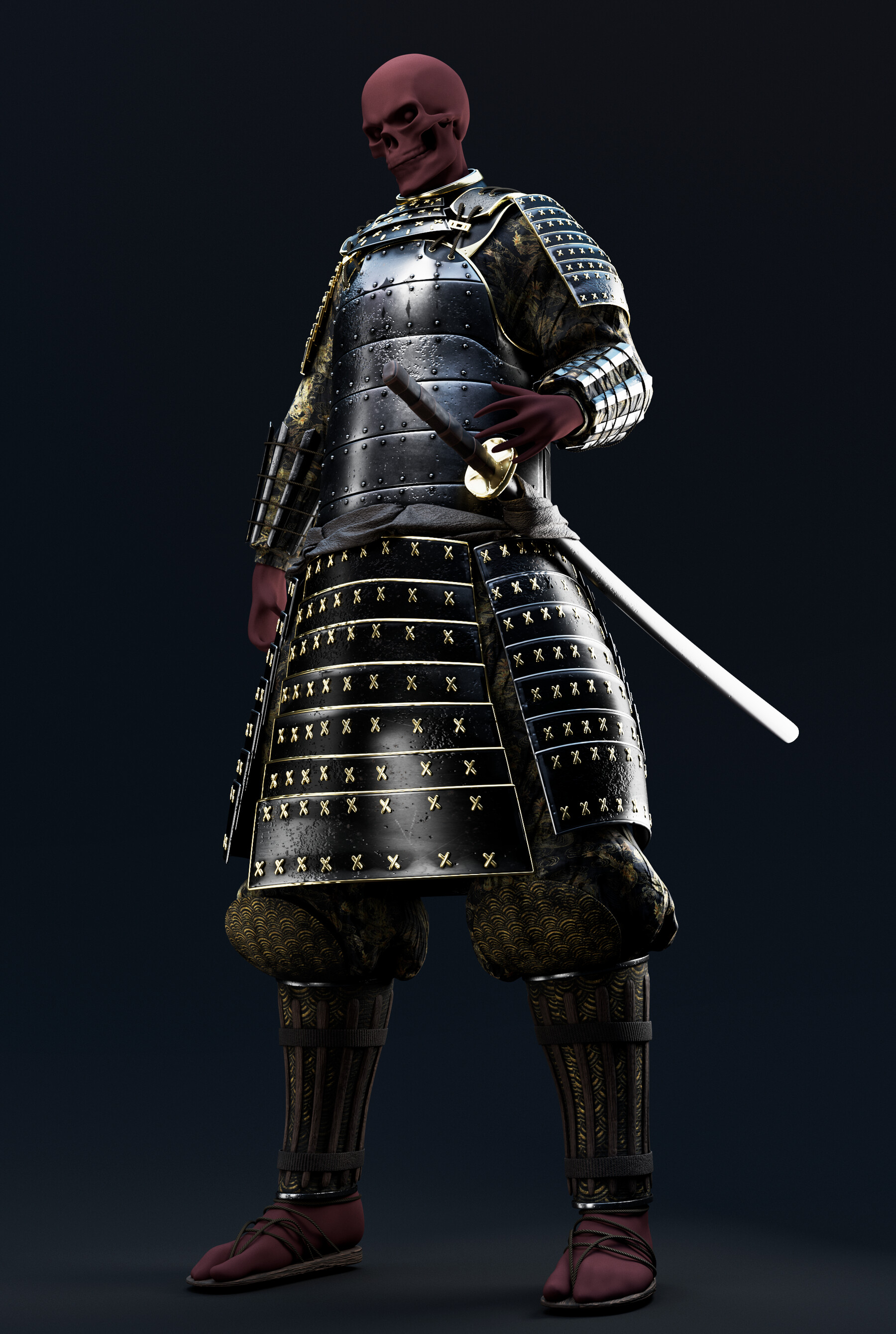 ArtStation - Samurai Cloth | Game Assets