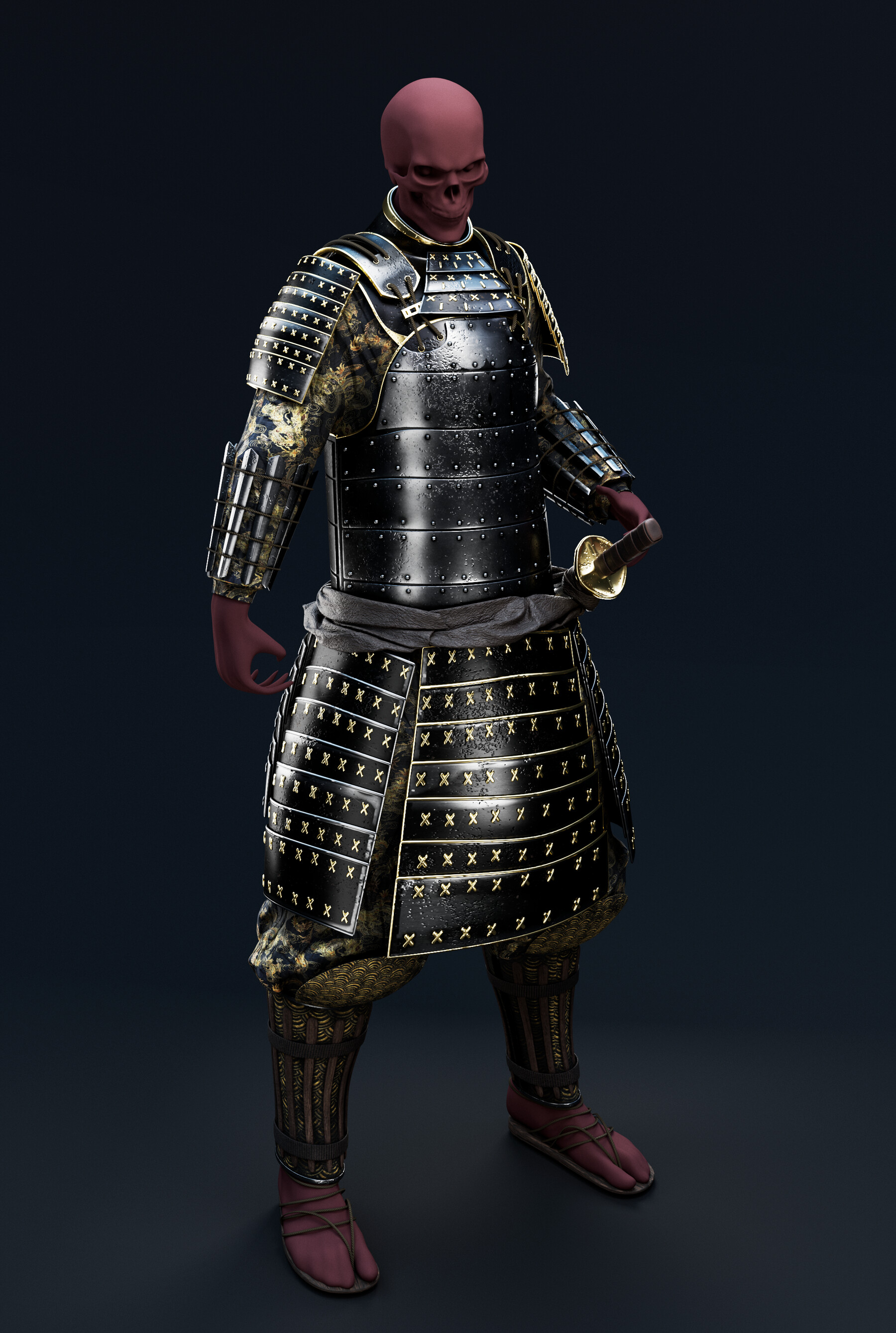 ArtStation - Samurai Cloth | Game Assets