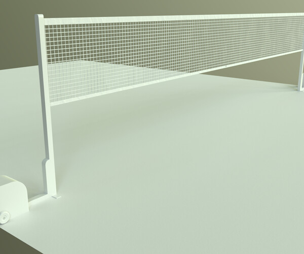 ArtStation - PBR Badminton Court Floor and Net | Game Assets
