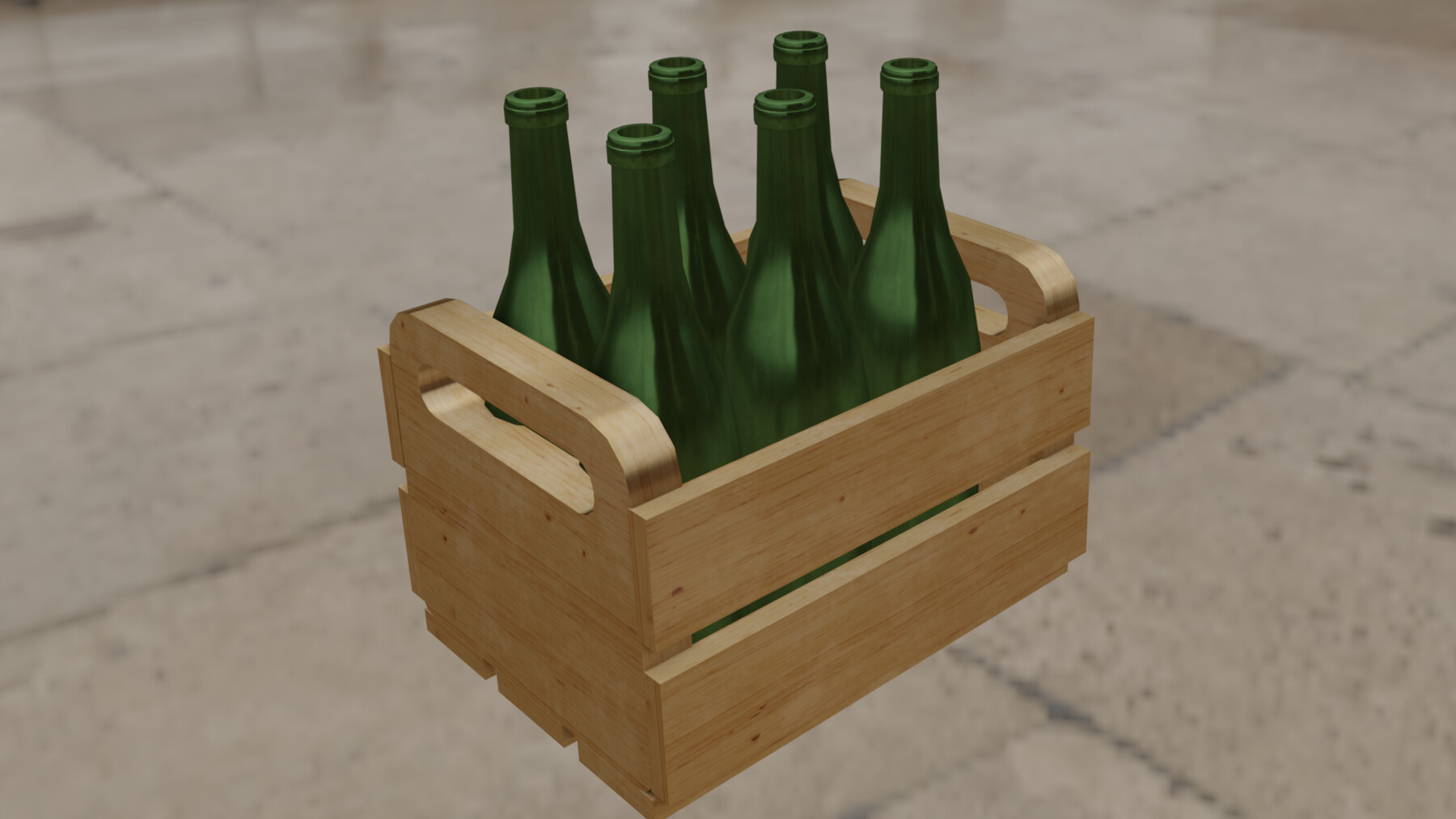 ArtStation - BOTTLES GAME READY LOW POLY | Game Assets