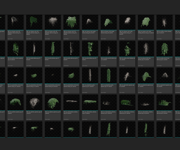 ArtStation - Realistic Ivy Foliage and Vines Plants Pack with Customization for Unreal Engine 4 ...
