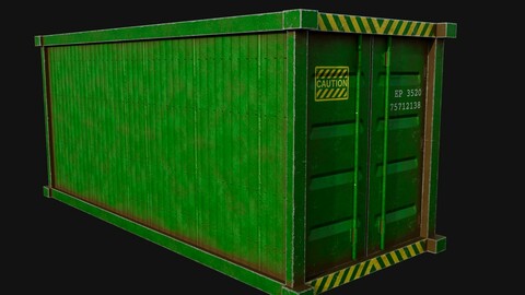 ArtStation - Ship Container Game Ready | Game Assets