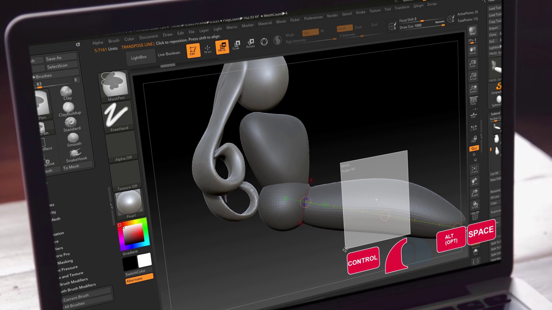 ArtStation - CreaLesson - Modern Mouse Keyboard OSD + Sketch on ...
