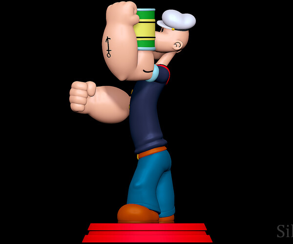 ArtStation - Popeye 3D print model | Resources