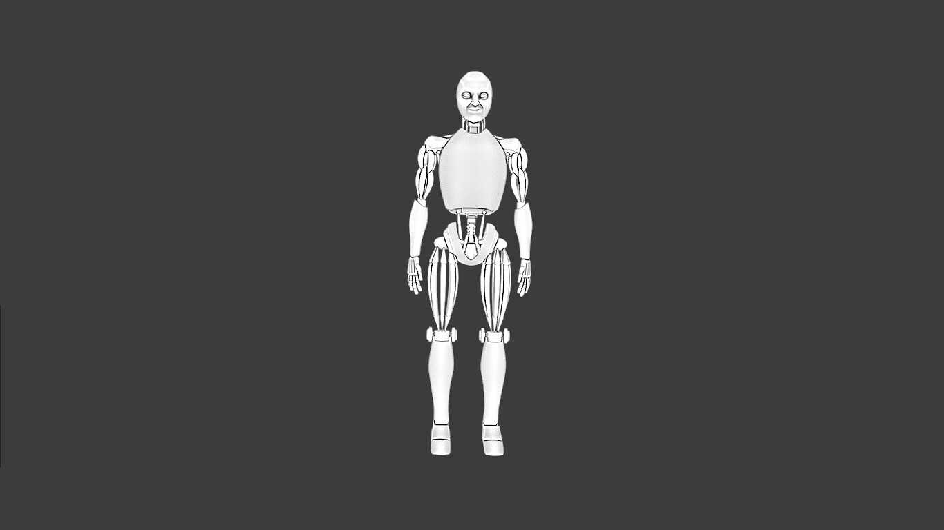ArtStation - ROBOT GAME READY 3D MODEL | Game Assets