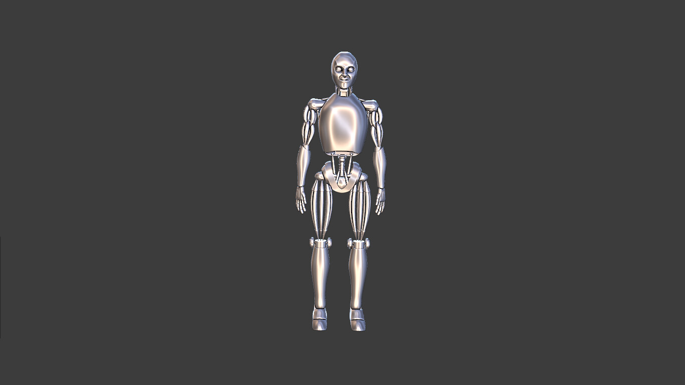 ArtStation - ROBOT GAME READY 3D MODEL | Game Assets