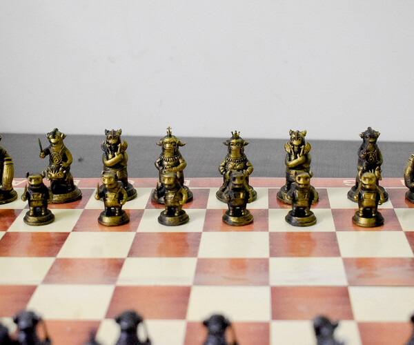 ArtStation - 3D chess set STL for 3Dprint | Resources