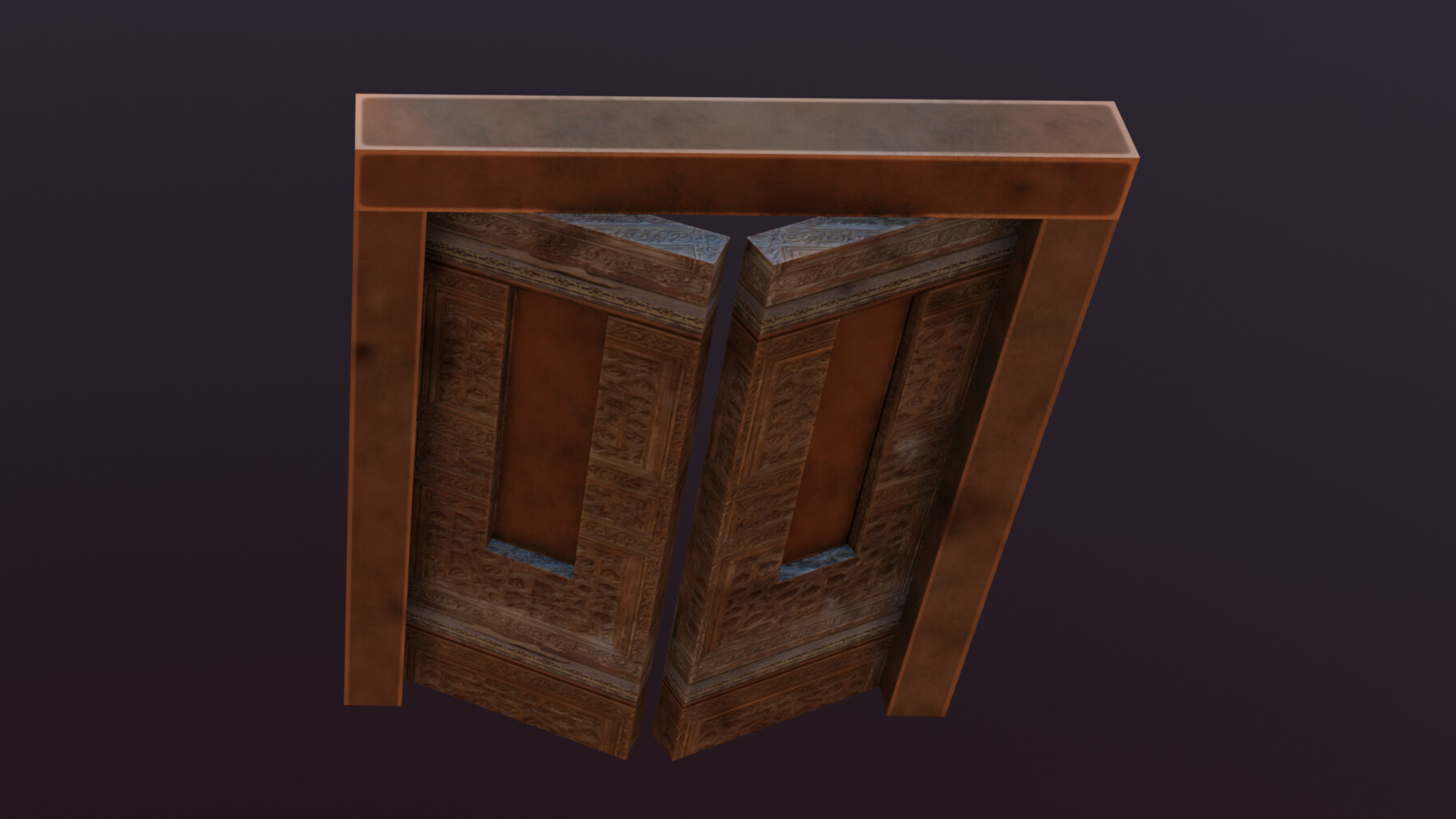 ArtStation - METAL DOOR LOW POLY | Game Assets