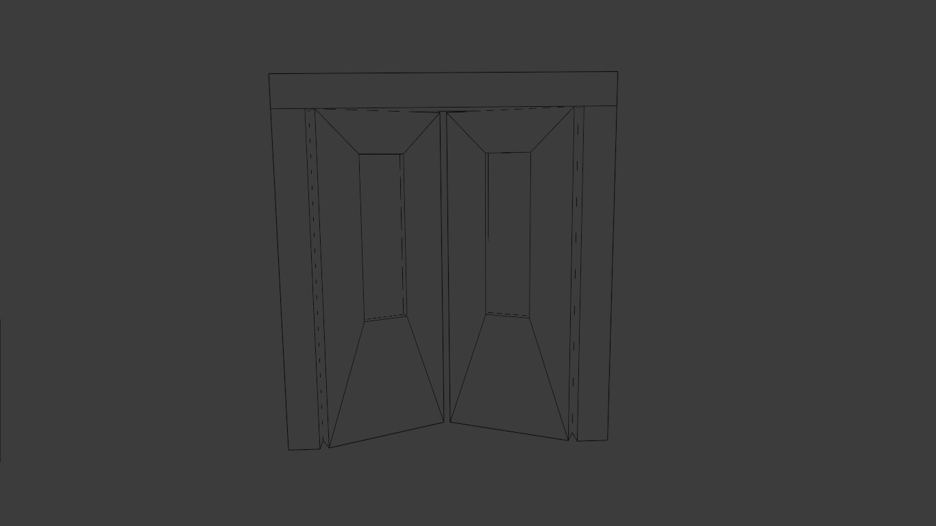 ArtStation - METAL DOOR LOW POLY | Game Assets