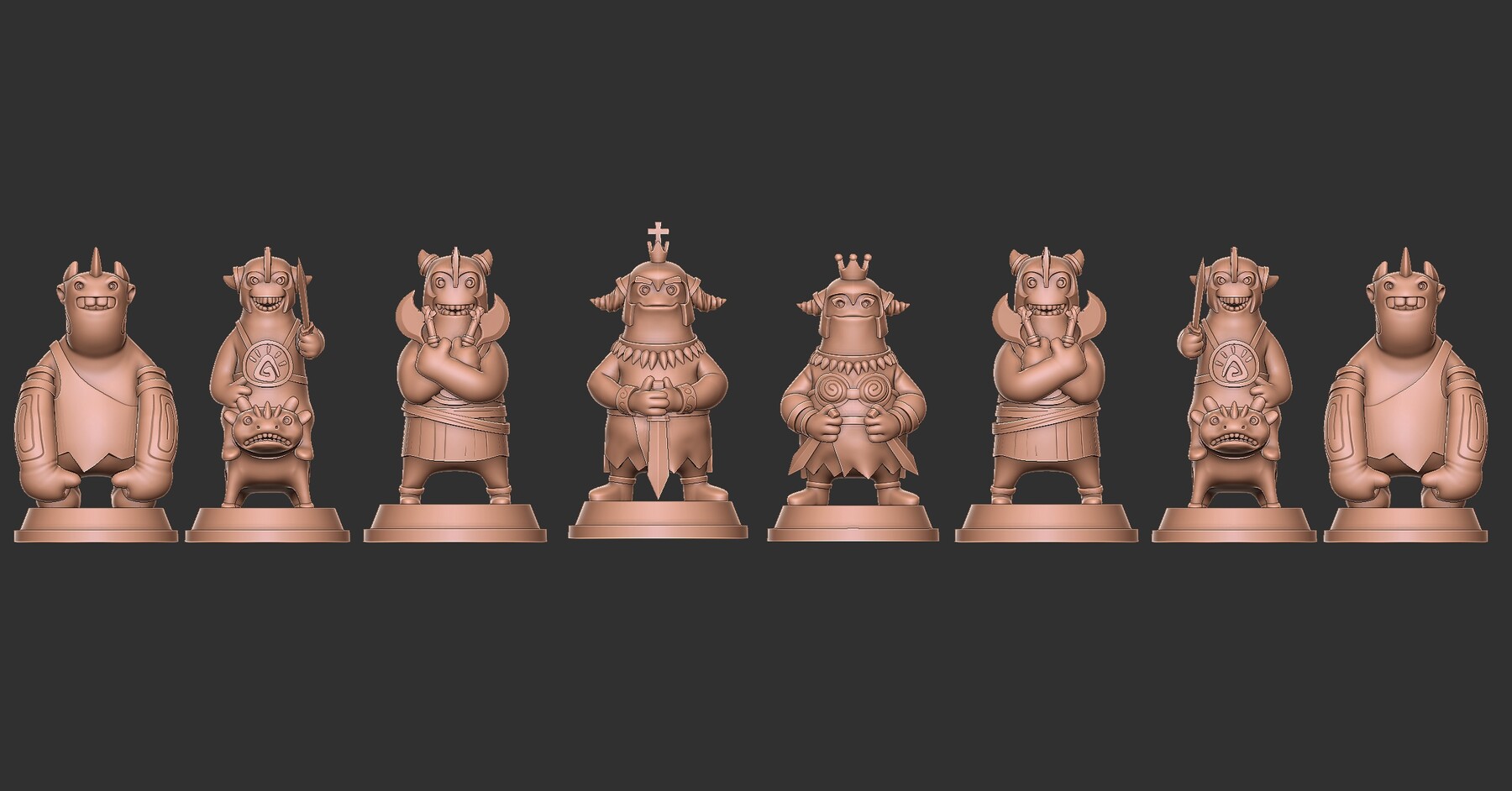 ArtStation - 3D chess set STL for 3Dprint | Resources