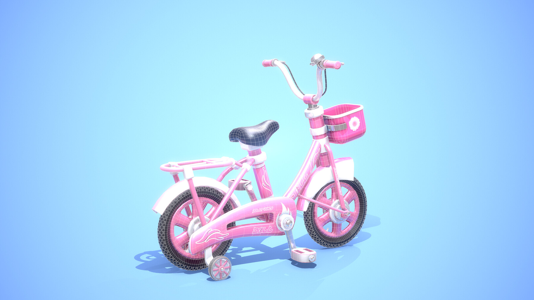 ArtStation - Low Poly Cartoony Bicycle for Ar,Vr and Games | Game Assets