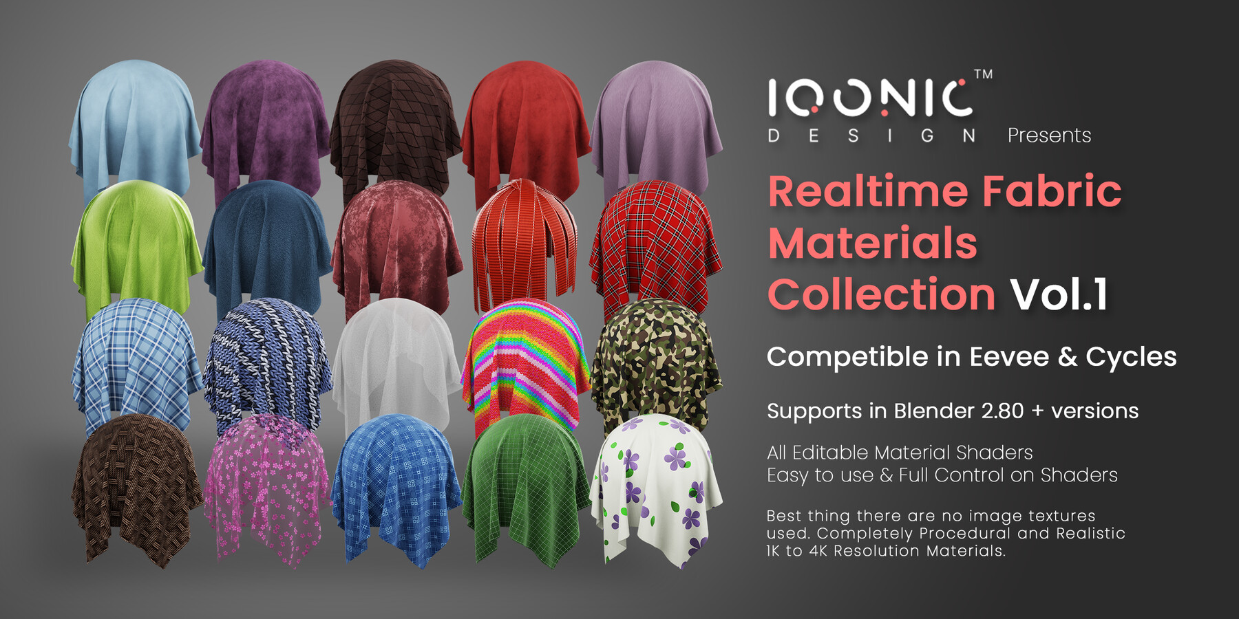 ArtStation - Realtime Fabric Material Collection Vol01 By IqonicDesign ...