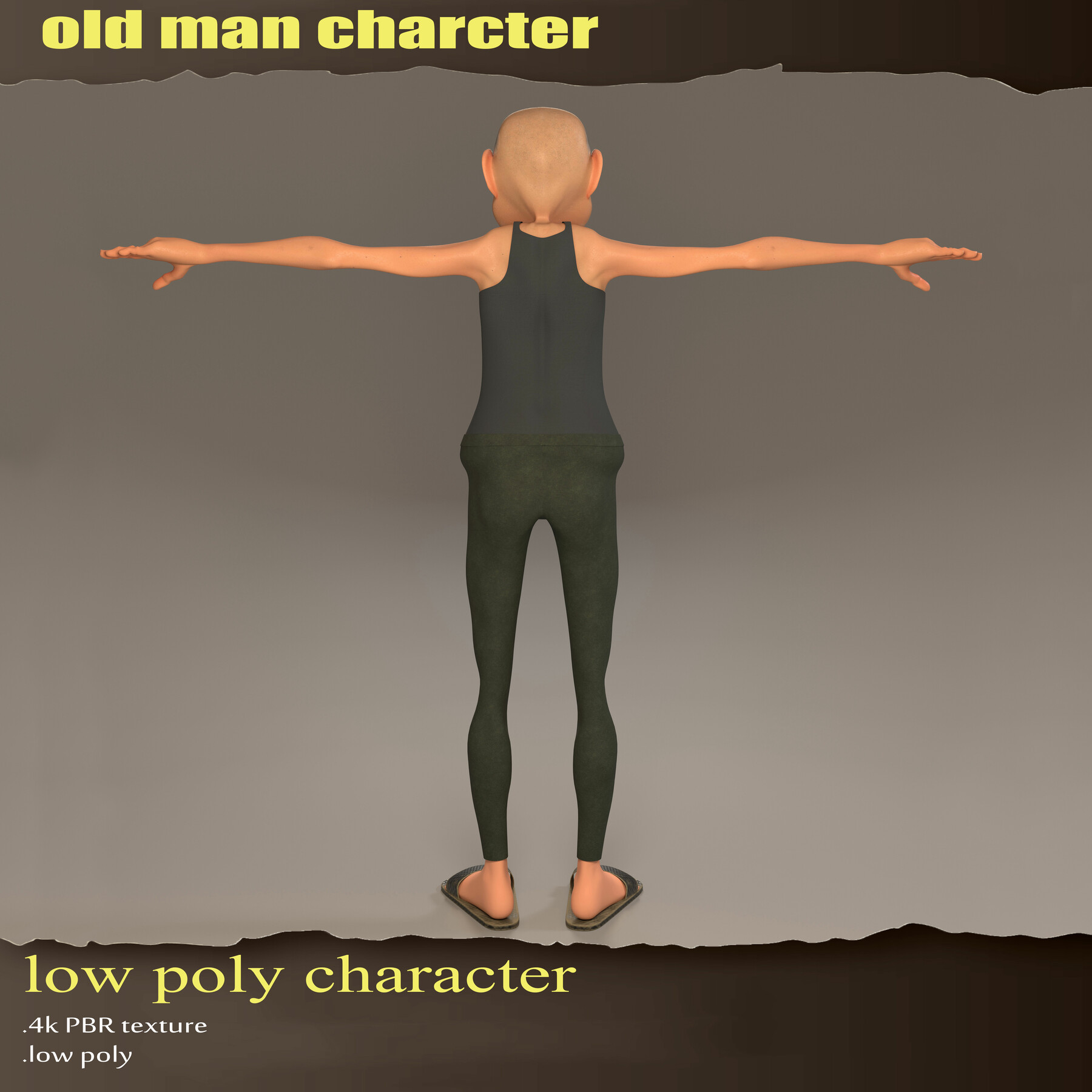 ArtStation - old man character | Game Assets