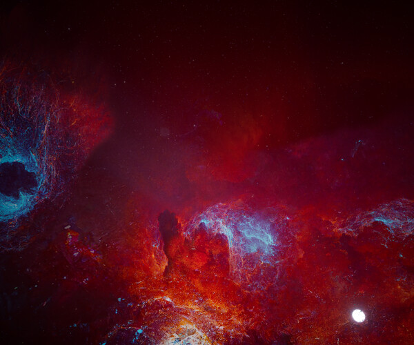 Artstation Animated Nebula Skyboxes Volume 1 Unreal Engine Project Included Blackhole