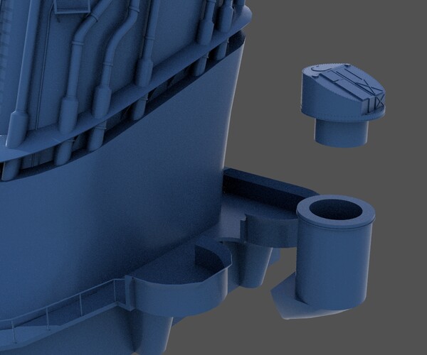 ArtStation - YAMATO Funnel - 1/100 scale - 3D PRINTING | Resources